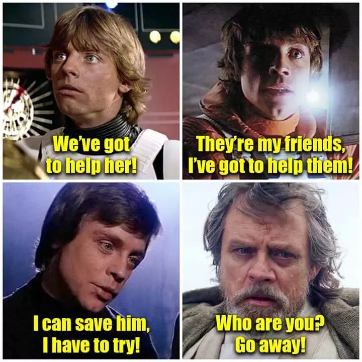 Se suposa que Luke Skywalker no és 