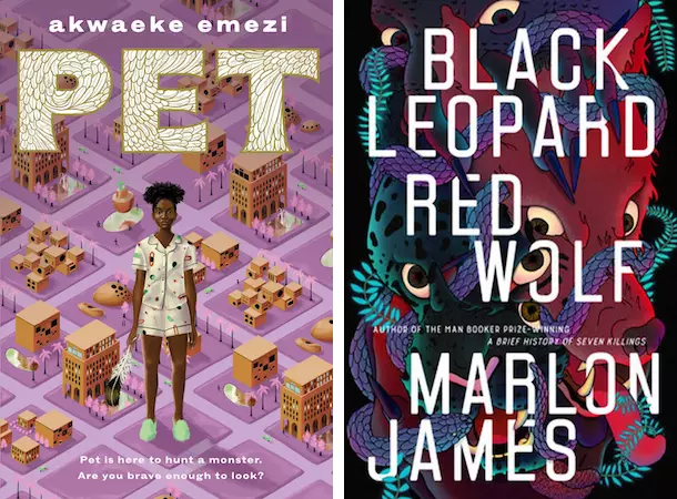 Ny Pet an'i Akwaeke Emezi sy Marlon James' Black Leopard, Red Wolf dia Finalists amin'ny Loka National Book 2019