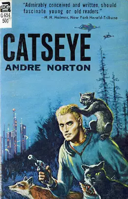 איפה הרפתקאות החלל פוגשות SF Political Old Old: Catseye של אנדרה נורטון