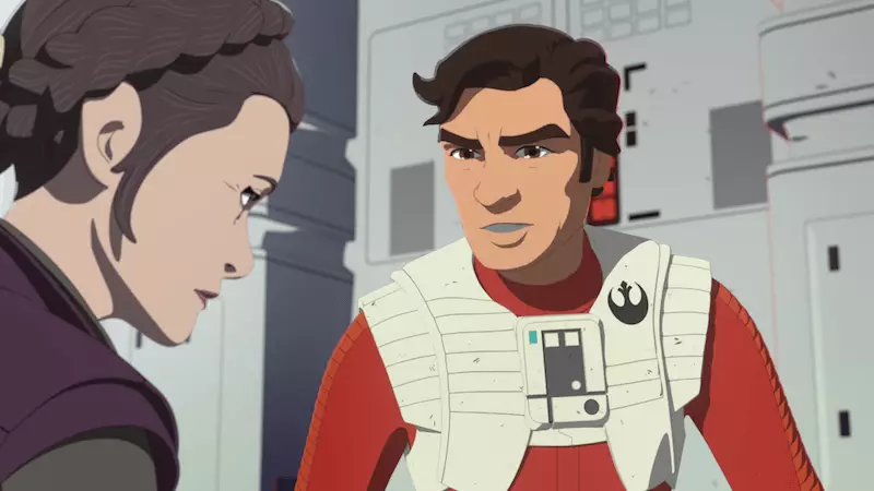 Tarisa General Leia naKaputeni Phasma mune Yekupedzisira Star Wars Resistance Trailer