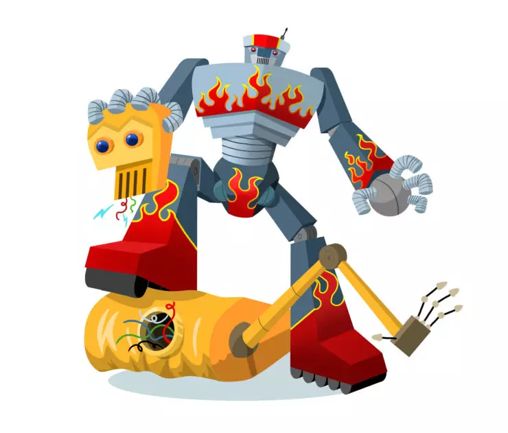 Yuav Ua Li Cas Ua Si Hilketa, Robot-Smashing Sport hauv John Scalzi's Head On 15871_2