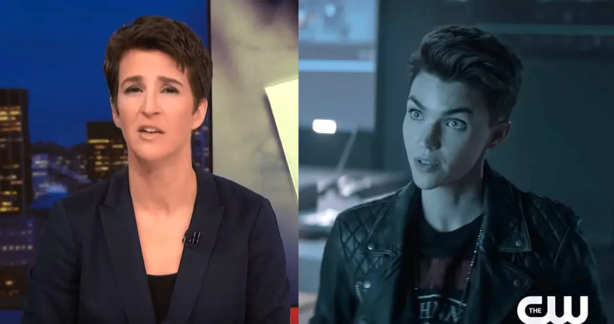 Rachel Maddow muaj lub luag haujlwm tsis txaus ntseeg hauv CW's Batwoman