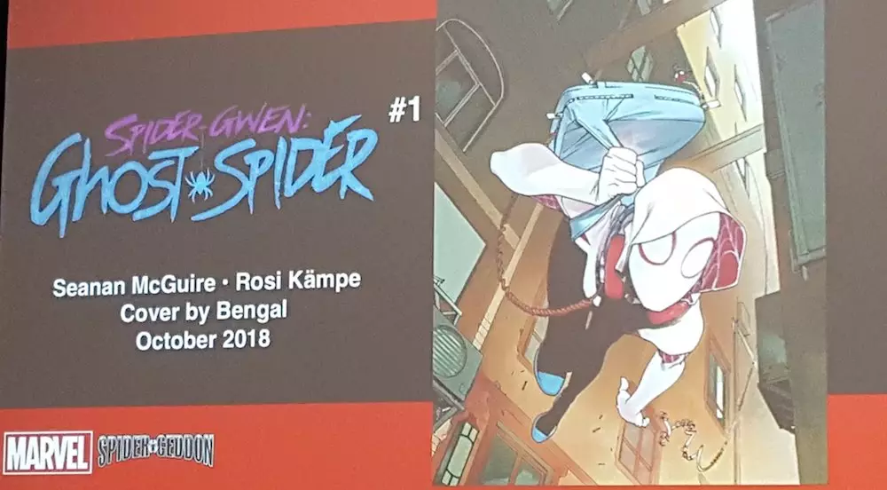 Gwen Stacy živi u rukama Seanana McGuirea u Spider-Gwen: Ghost Spider!