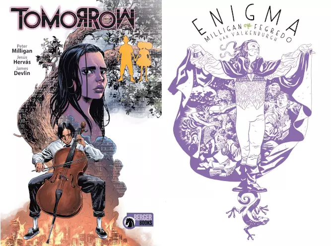 Berger Books анансуе новую серыю Пітэра Мілігана, Tomorrow, і раскошнае выданне Enigma на NYCC 2019