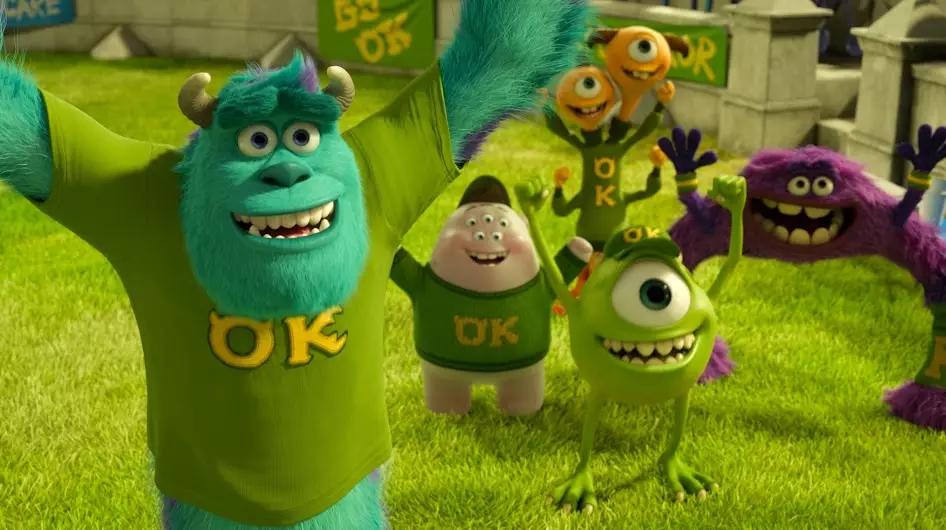 ការចាកចេញពី Disney Message Just a Tad: Monsters University