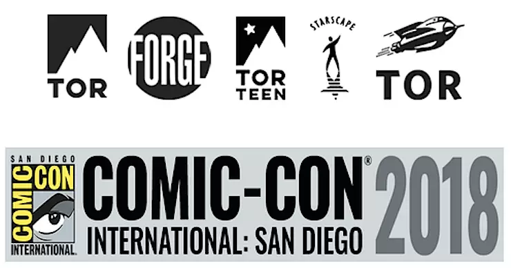 Եկեք միացեք Tor Books-ին և Tor.com-ին Սան Դիեգոյի Comic-Con 2018-ում: