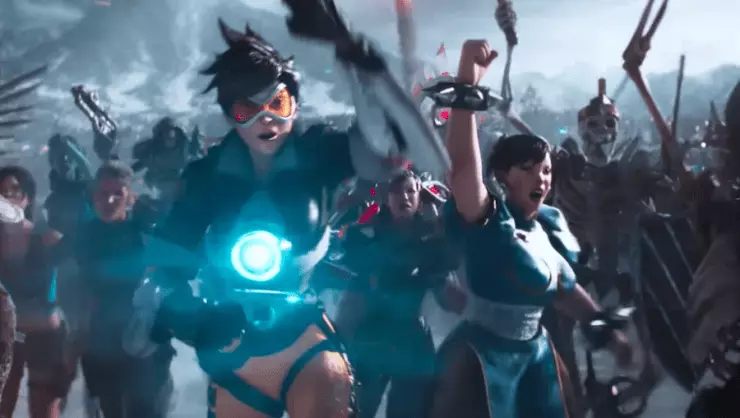 Chun Li ו-Tracer Ready Player One