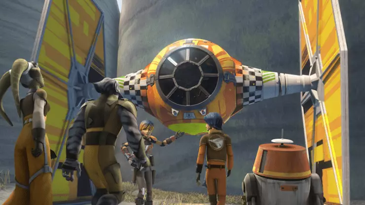 Sabine Wren en har glorieuze TIE Fighter