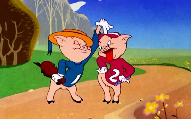 Warner Bros. ၏ “The Three Little Pigs” ၏ Merrie နှင့် Looney ဗားရှင်းသုံးမျိုး 16333_3