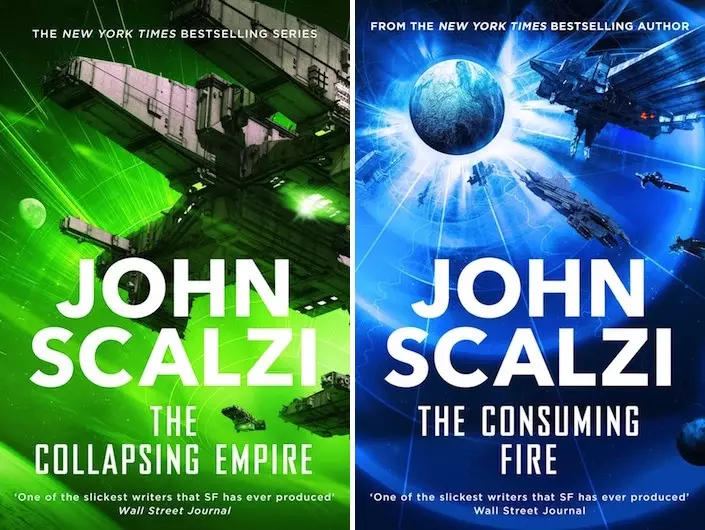 Tshaj tawm UK Npog rau John Scalzi's The Consuming Fire 16337_3