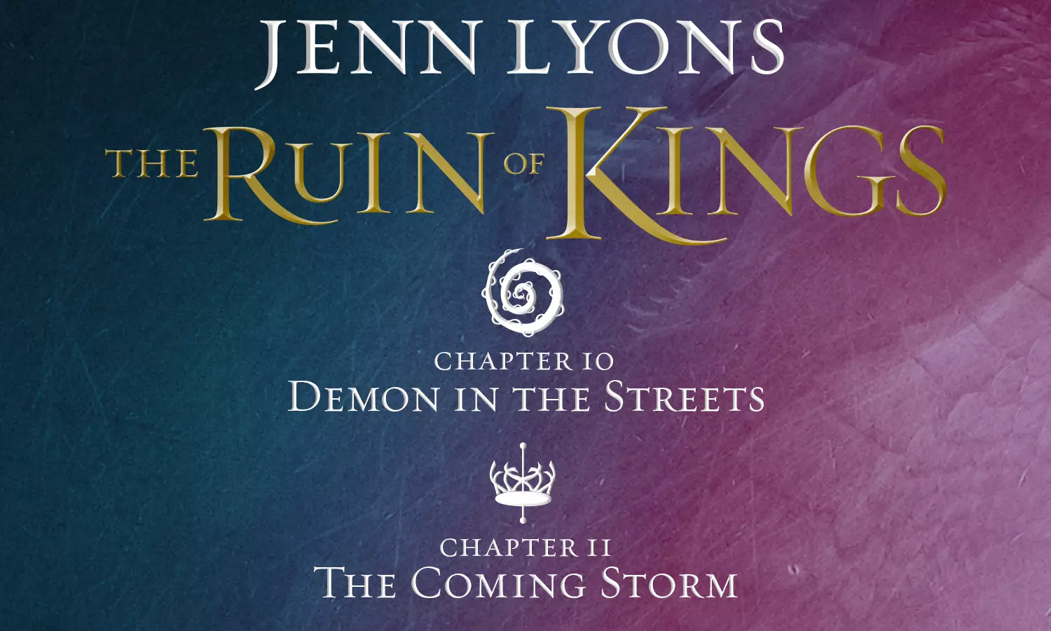 Les de første 11 kapitlene av Jenn Lyons 'The Ruin of Kings 16457_9