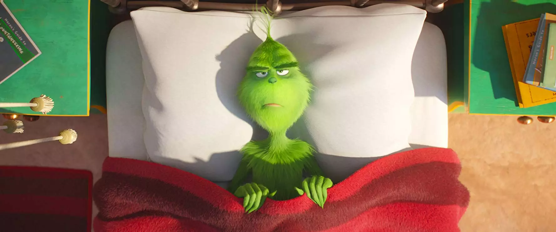 Grinch သည် ဒေါက်တာ Seuss ၏ ဂန္တဝင်ဇာတ်လမ်း၏ နွေးထွေးမှု၊ နူးညံ့သိမ်မွေ့သော အပ်ဒိတ်ကို ပေးဆောင်သည်။