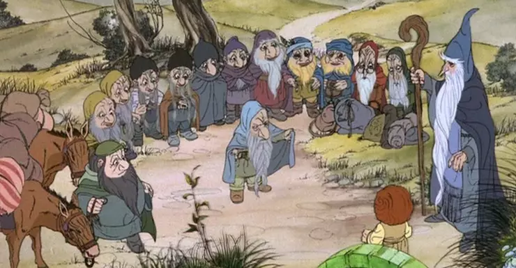 Rankin/Bass's Hobbit ṣe afihan Ọjọ iwaju ti Aṣa Agbejade