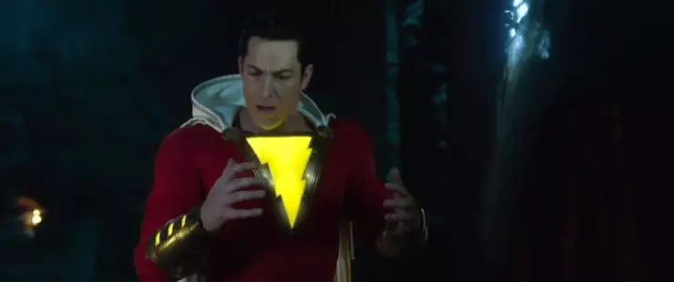 Shazam! трейлер, Захари Леви