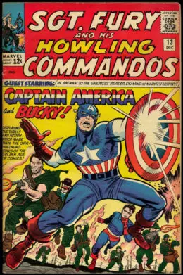 "Wah-Hoo!": Sgt. Fury and the Howling Commandos #13 minn Stan Lee u Jack Kirby