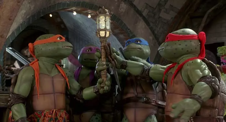 “考瓦本加！” — 忍者神龟 (1990)、忍者神龟 II：软泥的秘密和忍者神龟 III 1695_6