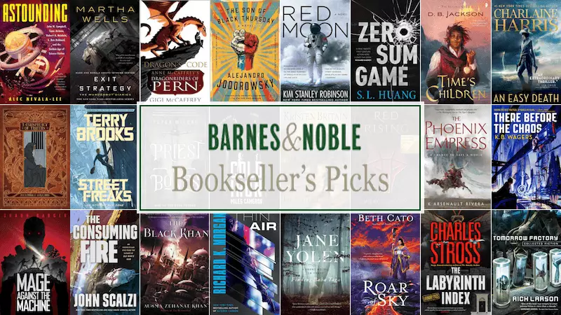 Himamata ang mga Hacker, Gunslingers, ug Witches sa Barnes & Noble Booksellers Picks para sa Oktubre