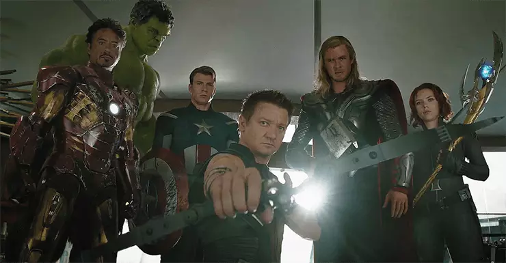 "Die aarde se magtigste helde tipe ding" - Avengers