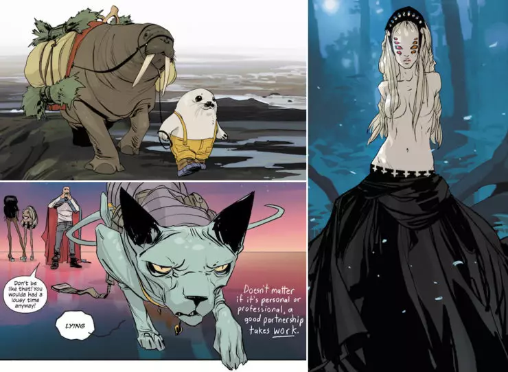 Brian K. Vaughan ගේ Saga හි විශ්වය පුරා බලාපොරොත්තුව හඹා යාම 17717_2