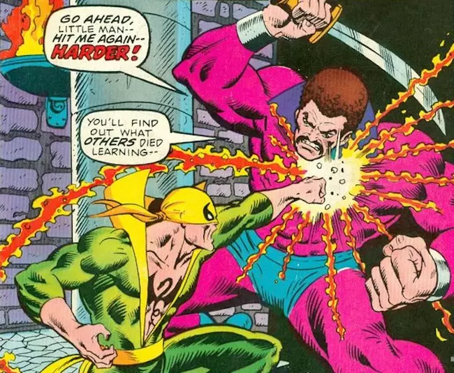 Mkpirikpi akụkọ ihe mere eme nke Iron Fist na Comics 17722_3