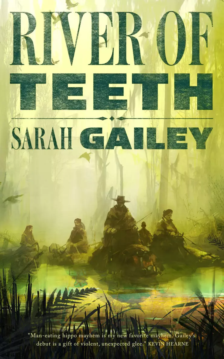 Man-Eating Mayhem: revelando a portada de River of Teeth de Sarah Gailey 17822_1