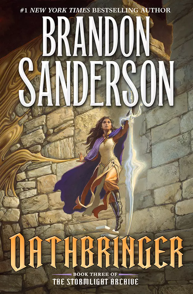 חושפים את הכריכה ל-Oathbringer, הספר השלישי בארכיון הסערה של ברנדון סנדרסון