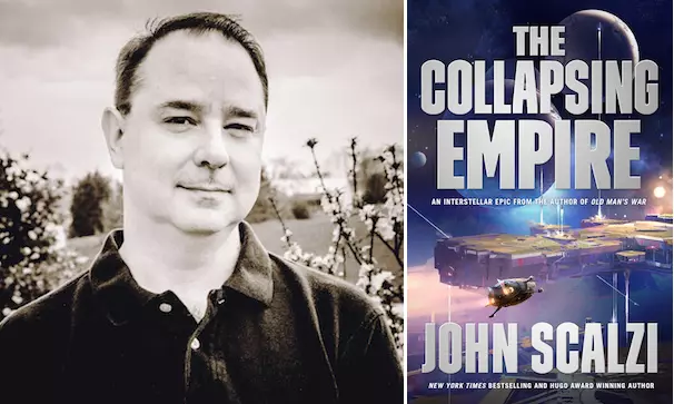 Samahan si John Scalzi sa Kanyang The Collapsing Empire Tour!