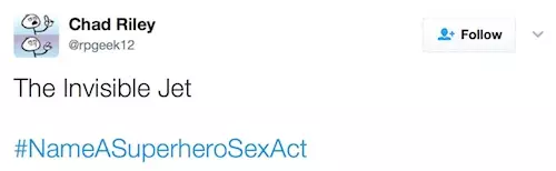 Paglingaw sa NSFW Uban sa Hashtag #NameASuperheroSexAct 18069_1