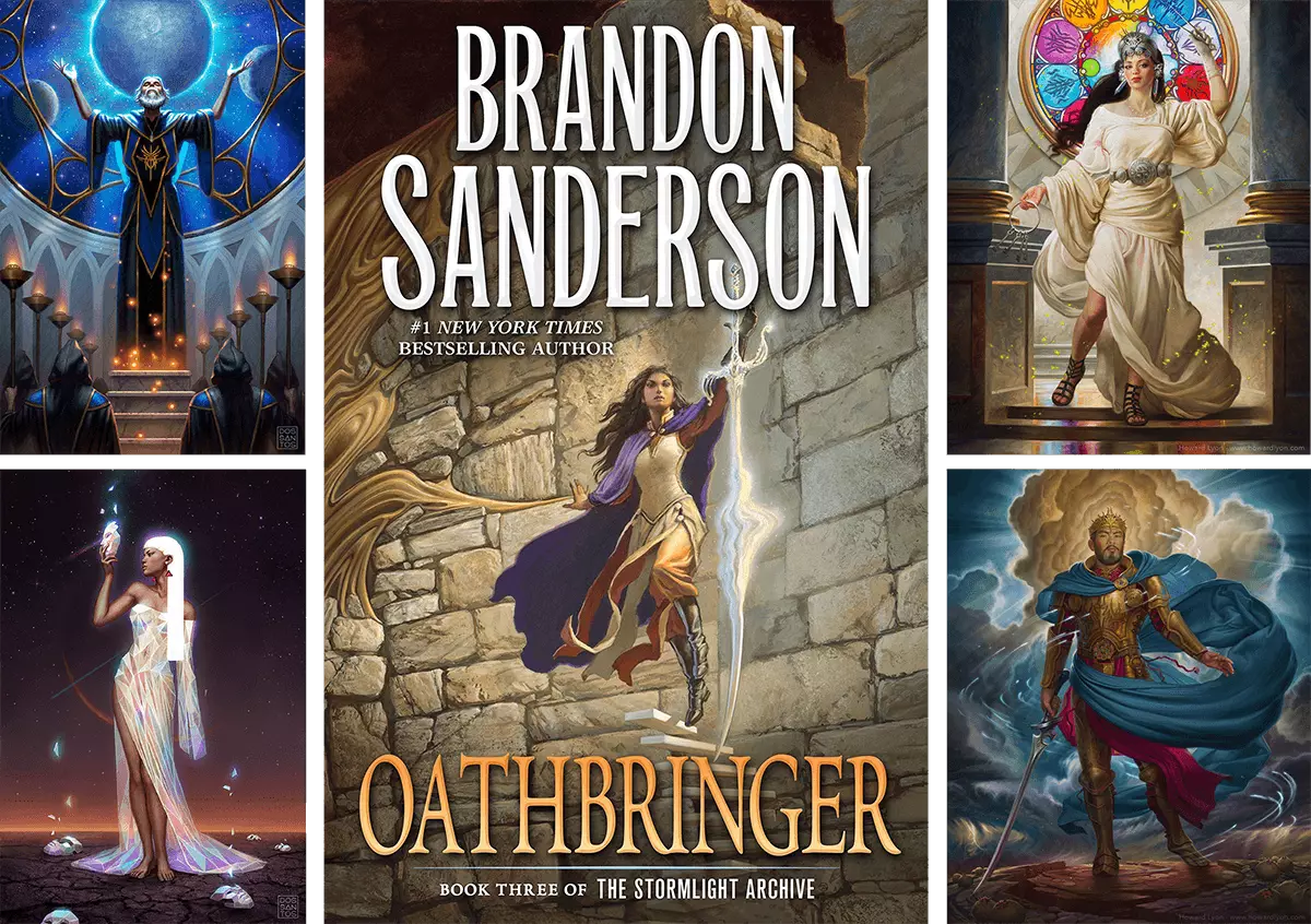 공개됨: Brandon Sanderson의 Oathbringer에서 전체 Endpapers!