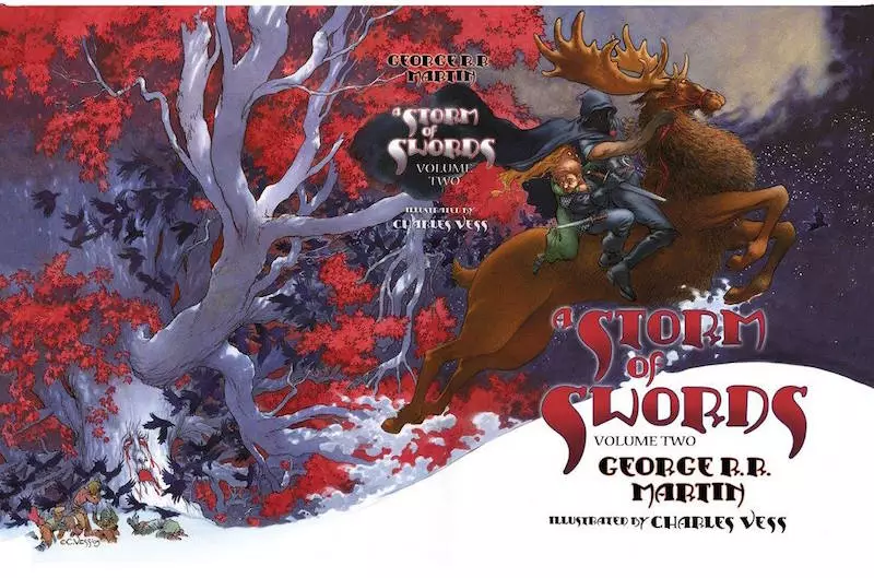 Nispeten Bilinmeyen A Storm of Swords Illustrated Edition'dan Sanat Muhteşem