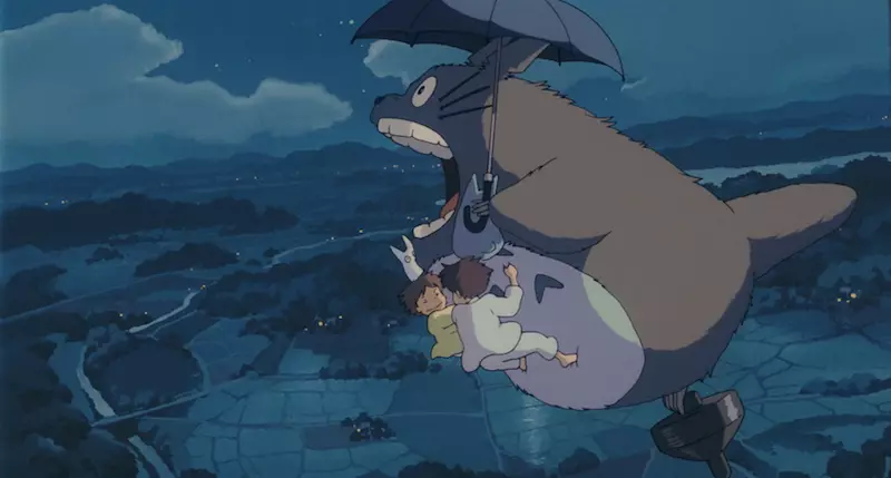 Akụkụ abụọ nke Studio Ghibli nke ili ọkụ na onye agbata obi m Totoro bụ echiche dị egwu.