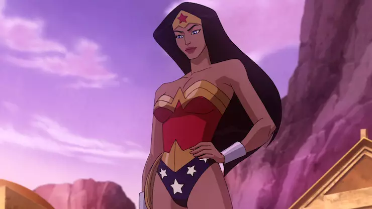 Momba ny fanapahan-doha tsy misy rà sy ny asan'ny feo tsy misy aina: Ilay Animated Wonder Woman