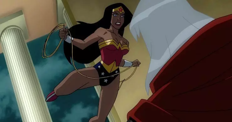 Bezasins galvas nociršana un nedzīvs balss darbs: Animated Wonder Woman 18789_6