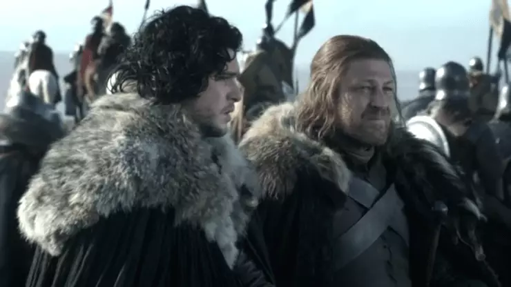 Ned Stark Jon Nieve