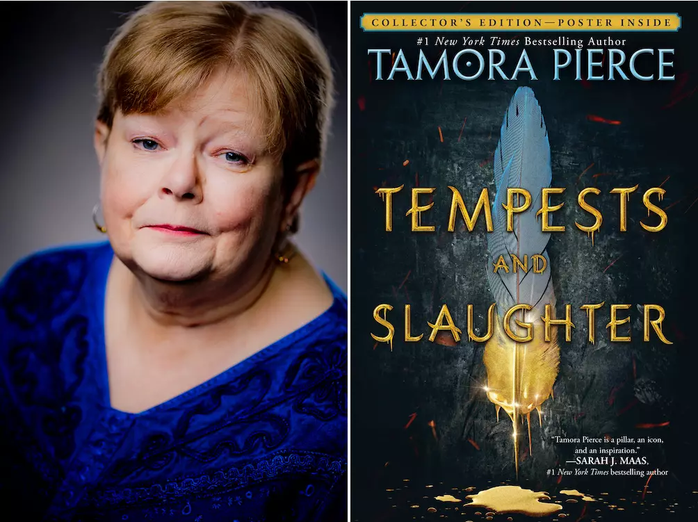 Podívejte se na Tamora Pierce na turné pro Tempests and Slaughter!