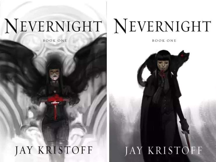 Datgelu'r Clawr ar gyfer Nevernight Jay Kristoff 19092_1