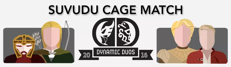 Avslører brakettene og jagerflyene for Suvudu's Cage Match 2016: Dynamic Duos!