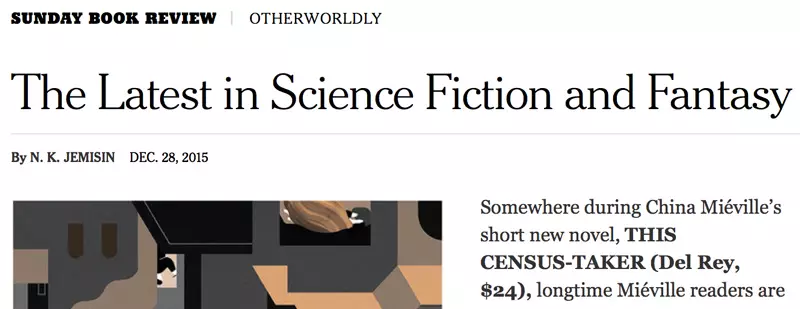 NK Jemisin lancia la rubrica SFF al New York Times Book Review