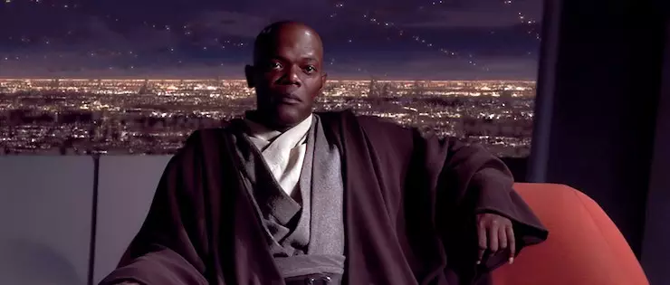 Fai mai Samuel L. Jackson o Mace Windu o loʻo ola, e le mafai e George Lucas ona teteʻeina le mea moni