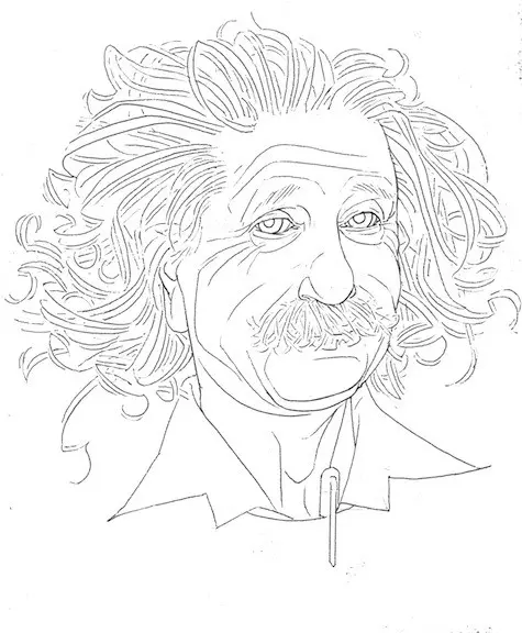 Albert Einstein veranderde de vorm van het heelal