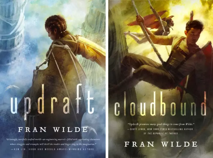 Mga Inihayag ng Cover para sa Cloudbound at Updraft ni Fran Wilde 20266_3