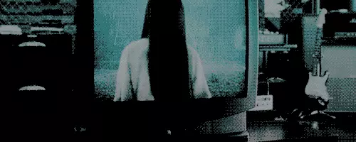 The Ring Samara kaluar tina GIF TV