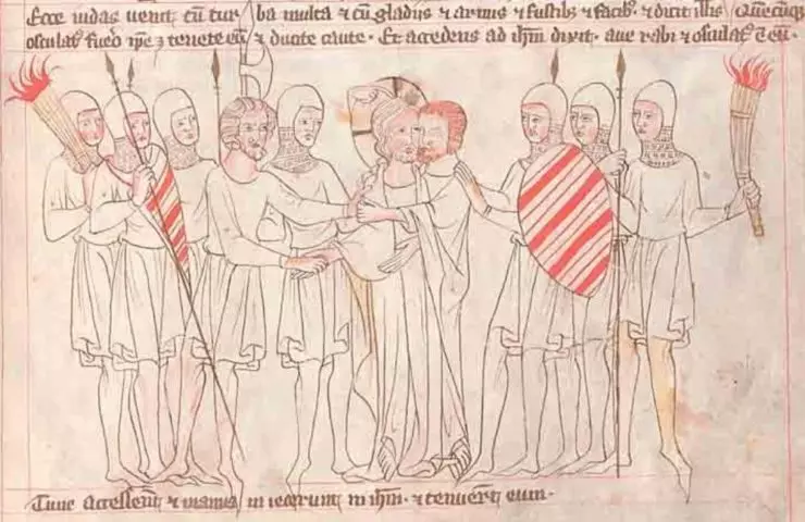 Bild från Velislausbibeln, fol. 145r.