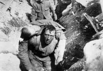 En skyttegrav i slaget ved Somme
