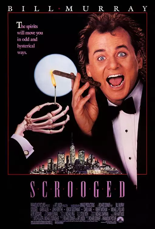 “¡Yo era un imbécil! ¡Y ahora, no soy un imbécil!”: Scrooged