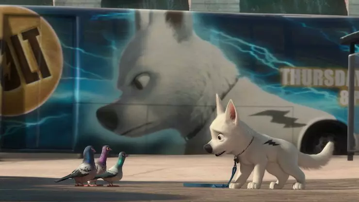 Një qen i adhurueshëm në një premisë të pabesueshme: Disney's Bolt 21354_7