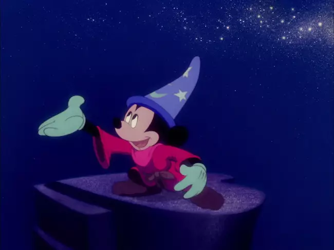 การหลอมรวมดนตรีเข้ากับการทาสี: Disney's Fantasia 21391_1