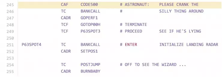 Koodhka Isha ee Apollo 11 waxa ka buuxa dhammaan noocyada Ukunta Easter-ka ee farxadda leh 21505_2