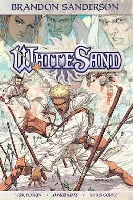 Arcanum Unbounded паказвае, як выглядаў «Белы пясок» Брэндона Сандэрсана да таго, як ён стаў графічным раманам 21594_5