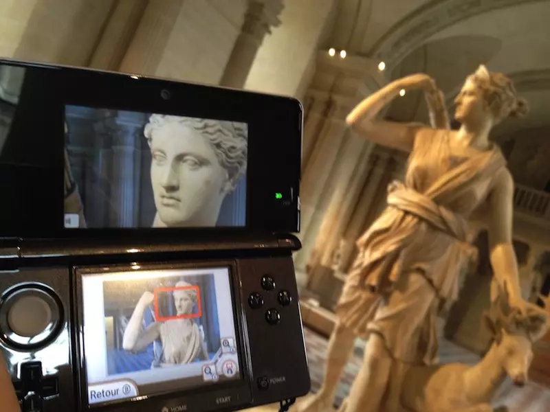 Meriv çawa li Louvre-yê bi Nintendo 3DS-ê re hişt ku ez paşeroja lîstik, huner û rastiya virtual ji nû ve bifikirim 21652_1